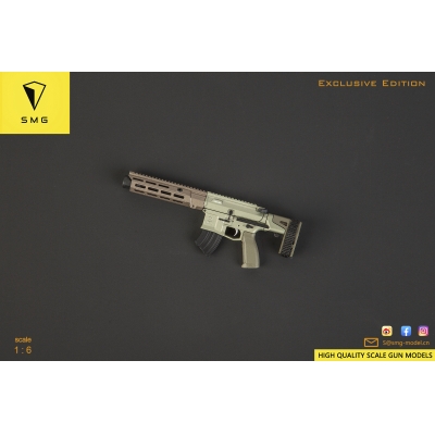 MDX Series Gun Model Assault Rifle (Khaki) SMG Model - Machinegun