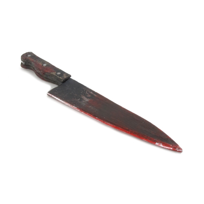 Wood and metal Serial Killer knife (Battle Damaged) Nightbreed Customs ...