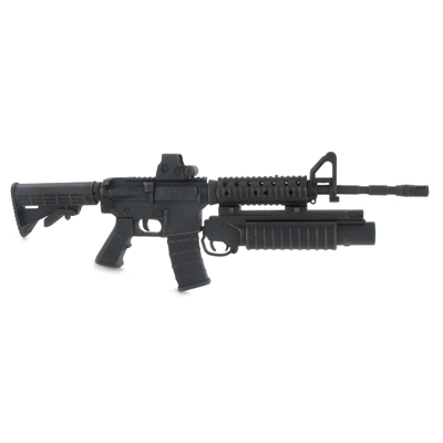 M4A1 Assault Rifle with M203 Grenade Launcher Hot Toys - Machinegun