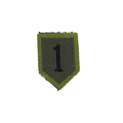 First Infantry Division Big red One patch Soldier Story - Machinegun