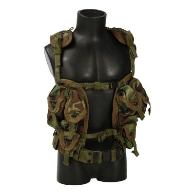LBV88 Load Bearing Vest (Woodland) Dam Toys - Machinegun