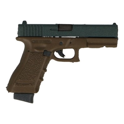 Glock 17 Pistol (Brown) Dam Toys - Machinegun
