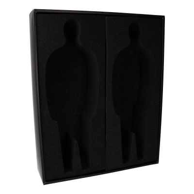 Foam Storage Box for Two Figures (Black) Rolodapi - Machinegun