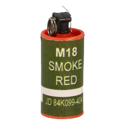 M18 Red Smoke Grenade (Olive Drab) Veryhot - Machinegun