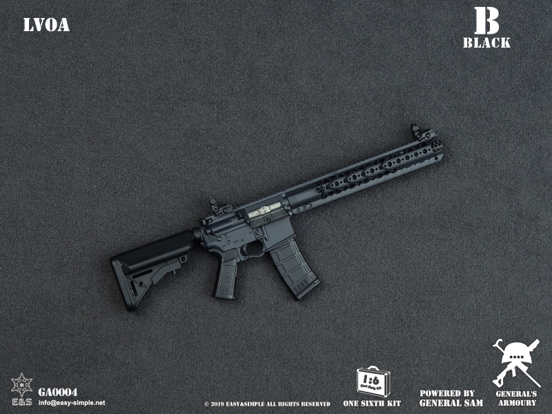 LVOA Assault Rifle (Black) General's Armoury - Machinegun